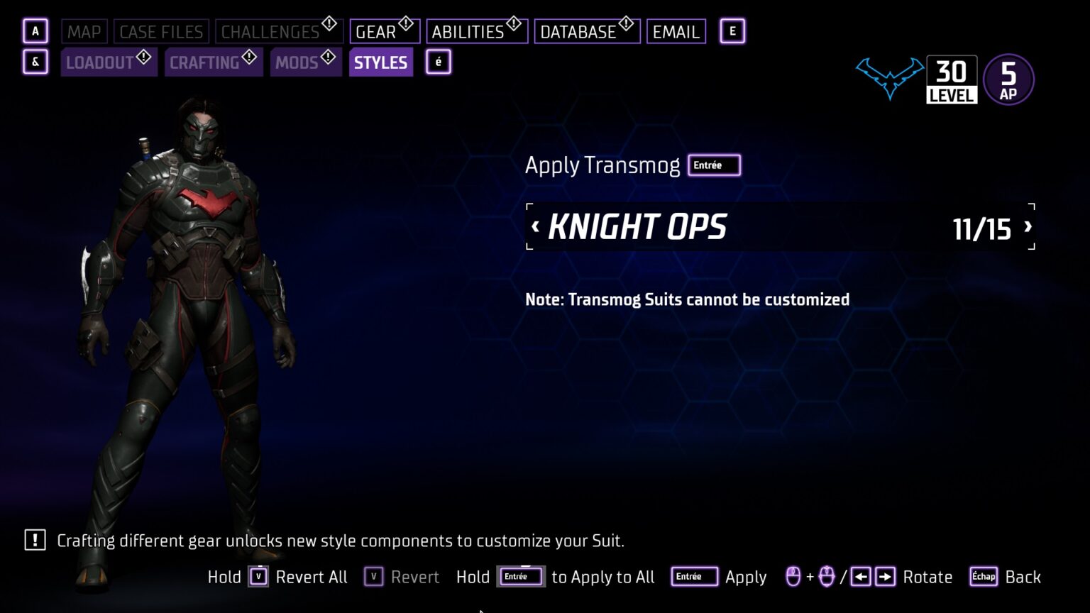 [Guide] Gotham Knights : How to unlock all Transmog Suits
